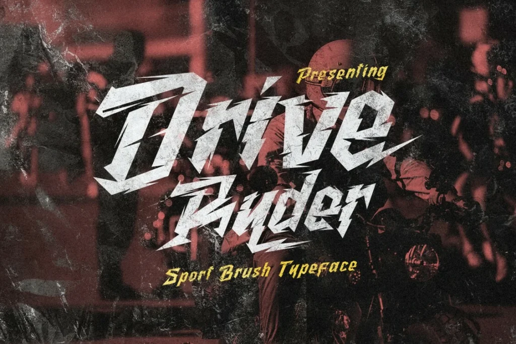 Drive Ryder Font - Coolest Font